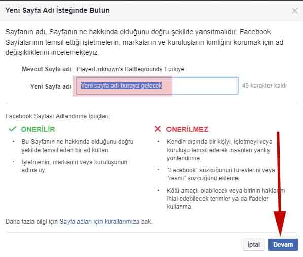 Facebook Sayfa Adı Değiştirme Nasıl Yapılır? (2019)
